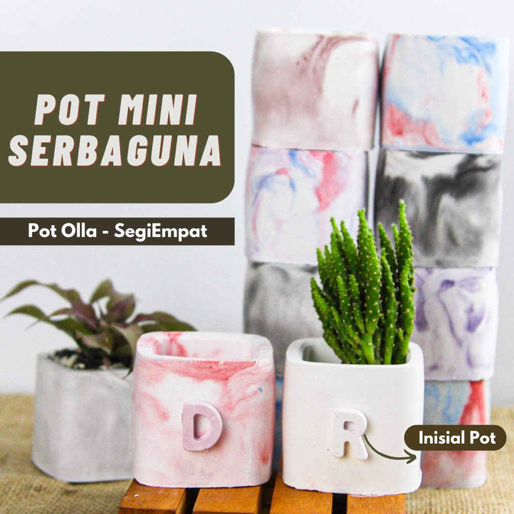 Jual Pot Mini Serbaguna Tanaman Mini / Tempat Lilin Aromatherapy ...