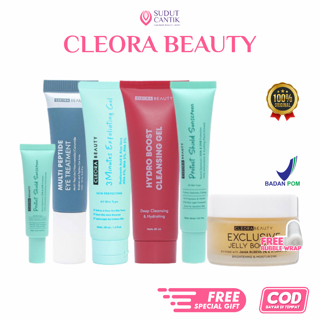 Jual Sudut Cantik - Cleora 3 Minutes Exfoliating Gel | Hydro Boost ...
