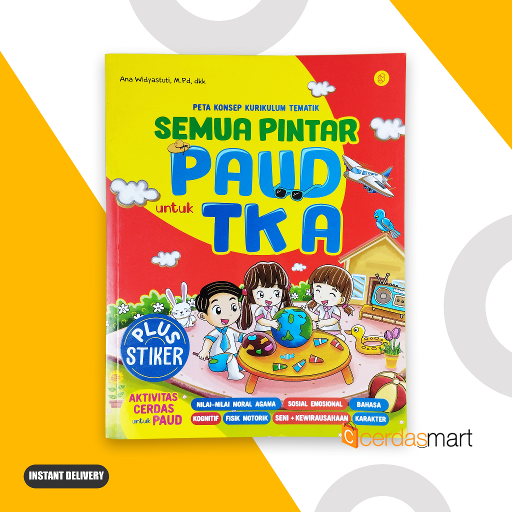 Jual BUKU PETA KONSEP KURIKULUM TEMATIK: SEMUA PINTAR PAUD UNTUK TK A ...