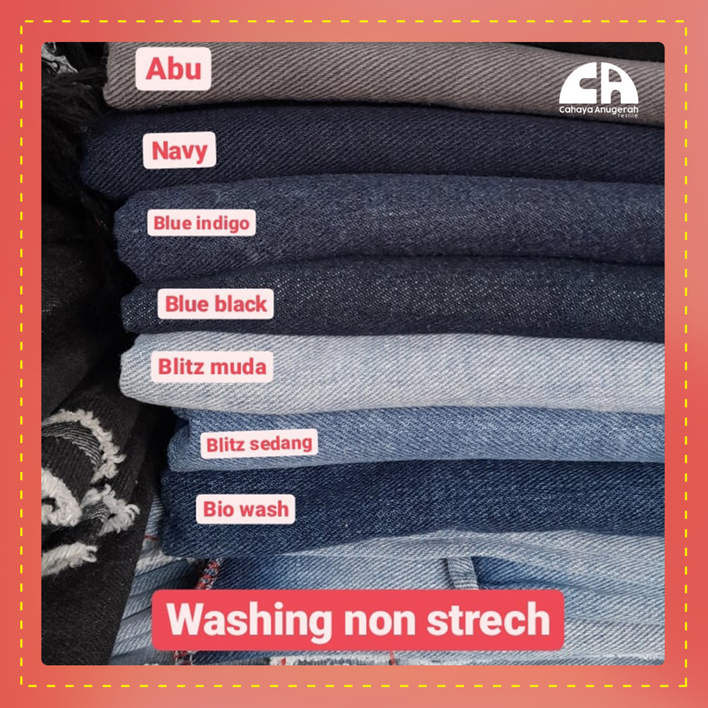 Jual Jeans Washing / Cuci Non Strech / Strit / tidak melar Buat Celana ...