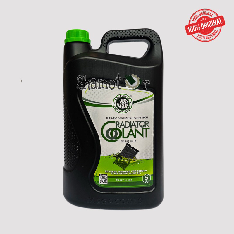 Jual Air Radiator Megacool 5 Liter. Radiator Coolant Megacool Galon ...