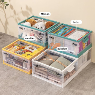 Jual box penyimpanan storage box Lipat kotak penyimpanan organizer box ...