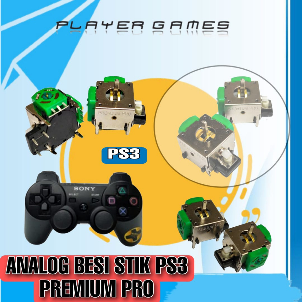 Jual ANALOG BESI STIK PS 3 PREMIUM PRO | Shopee Indonesia