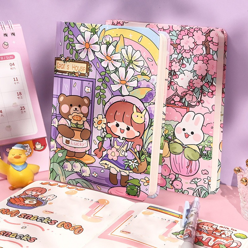 Jual HARDCOVER HANDBOOK | NOTEBOOK | BINDER NOTEBOOK LUCU | CARTOON ...
