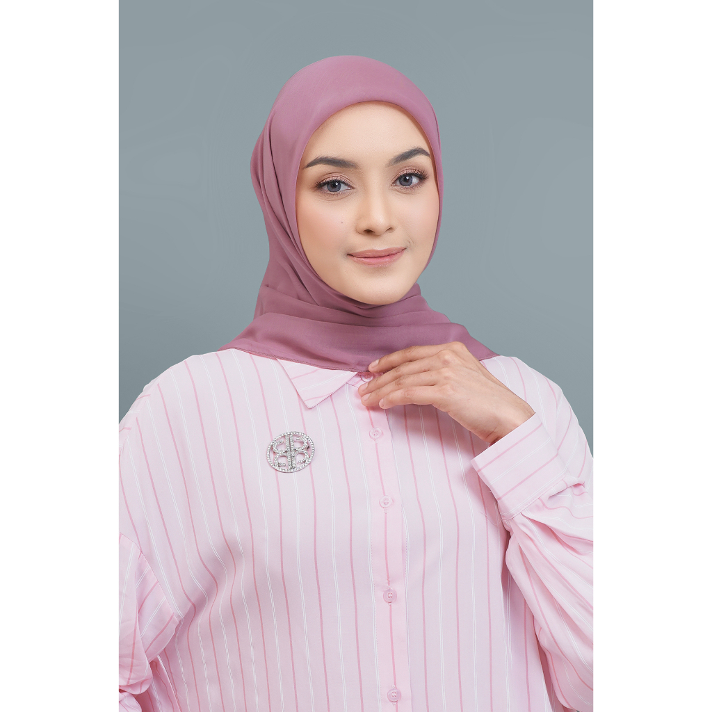 Jual Nada Puspita - Nada Daily Scarf - Sea Pink | Shopee Indonesia