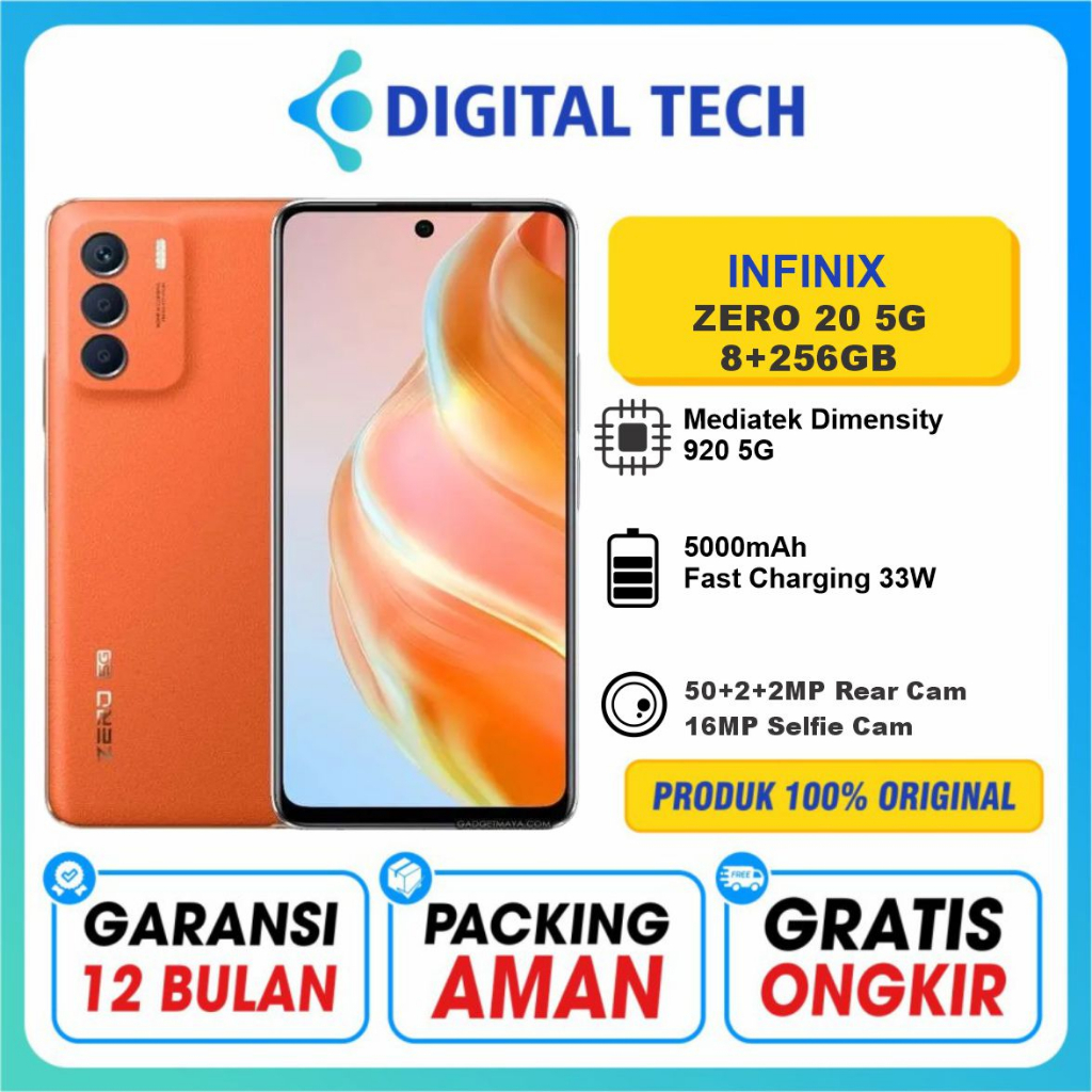 Jual Infinix Zero 5G 2023 8/256GB [RAM 8GB+ 5GB Extend] Garansi Resmi 1 ...
