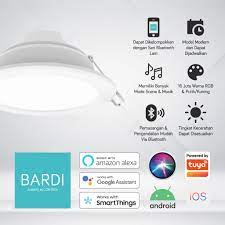 Jual LAMPU / SMART LIGHT / BARDI Smart Beacon Panel Downlight 8 Watt ...