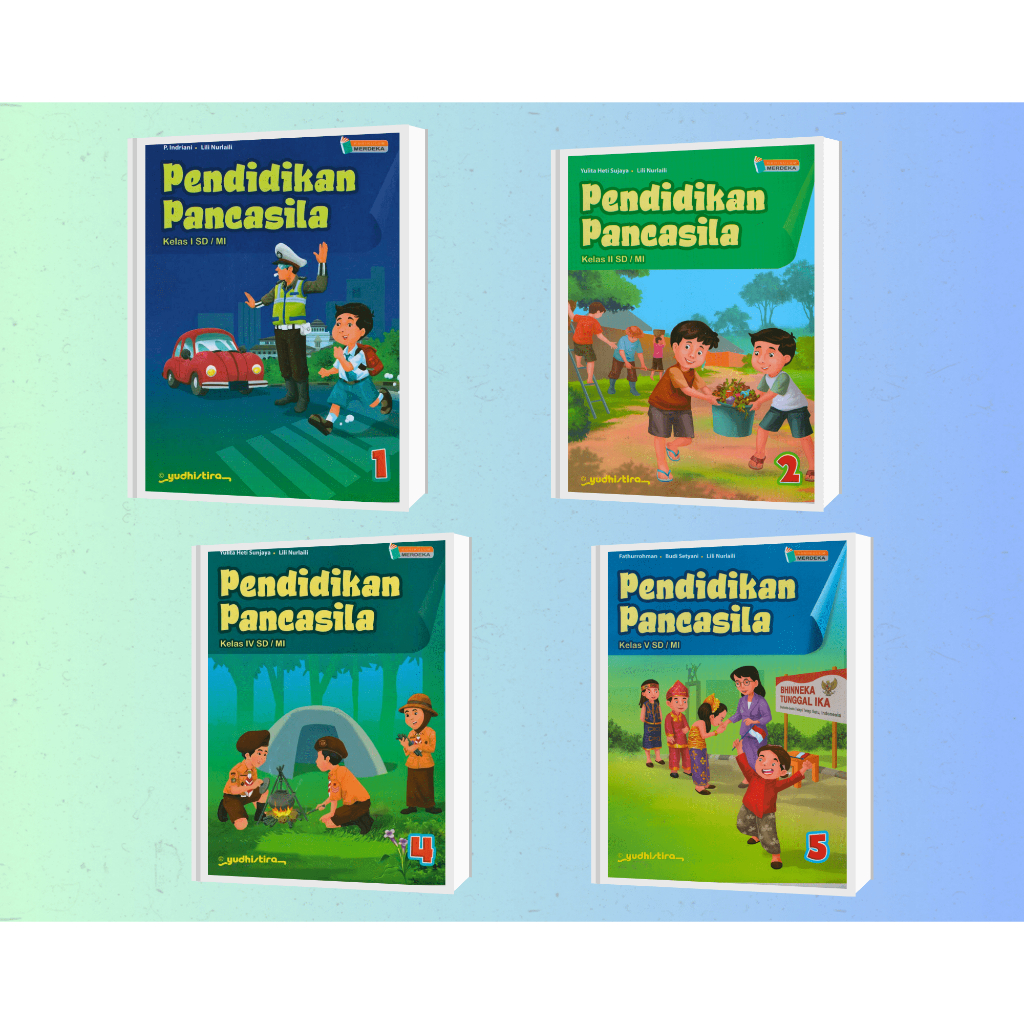 Jual Buku Paket Pendidikan Pancasila SD Kelas 1 2 3 4 5 6 Kurikulum Merdeka - Yudhistira ...