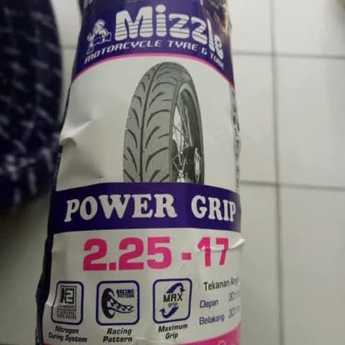 Jual Ban luar 225-17 Power Grip mizzle Tubetype | Shopee Indonesia