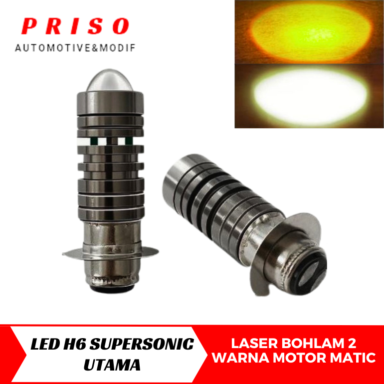Jual lampu led h6 laser motor/ led h6 motor super terang | Shopee Indonesia