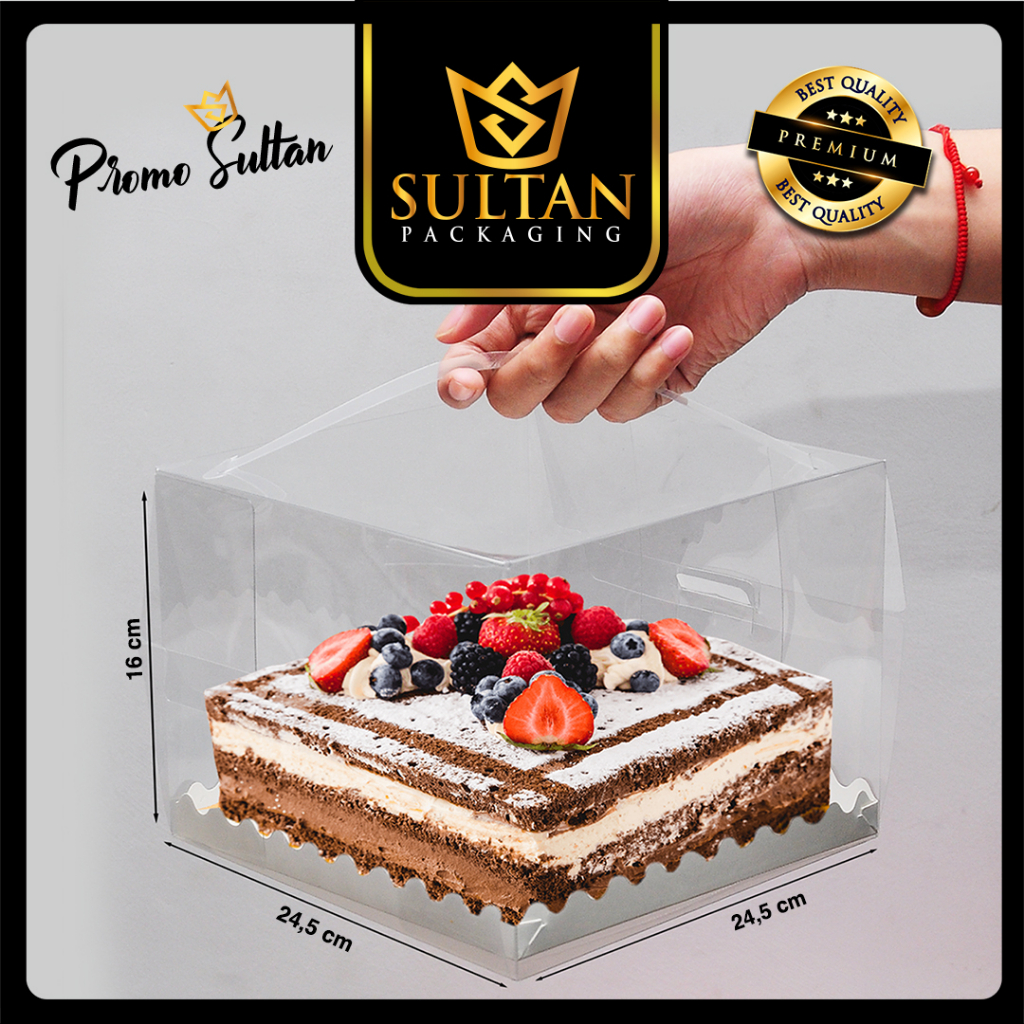 Jual Kotak Mika - Box Kue Transparan - Kotak Kue - Kotak Transparan ...