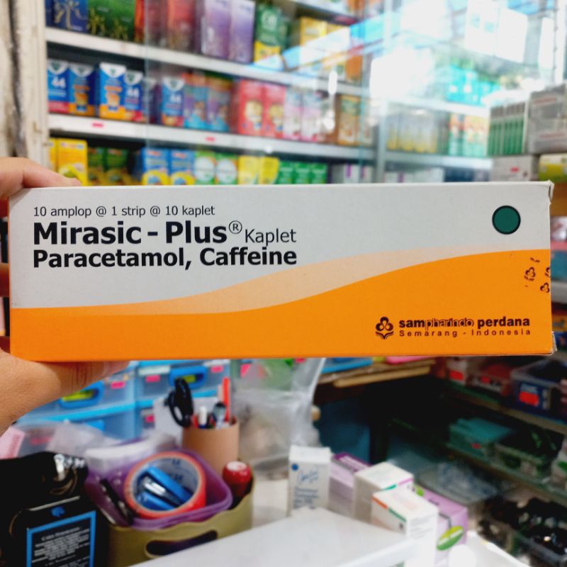 Jual [1STRIP= 10TABLET] MIRASIC PLUS / SAKIT KEPALA SAKIT GIGI ...