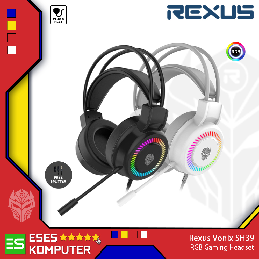 Jual Headset Rexus Vonix SH39 RGB | Headset Gaming | Shopee Indonesia