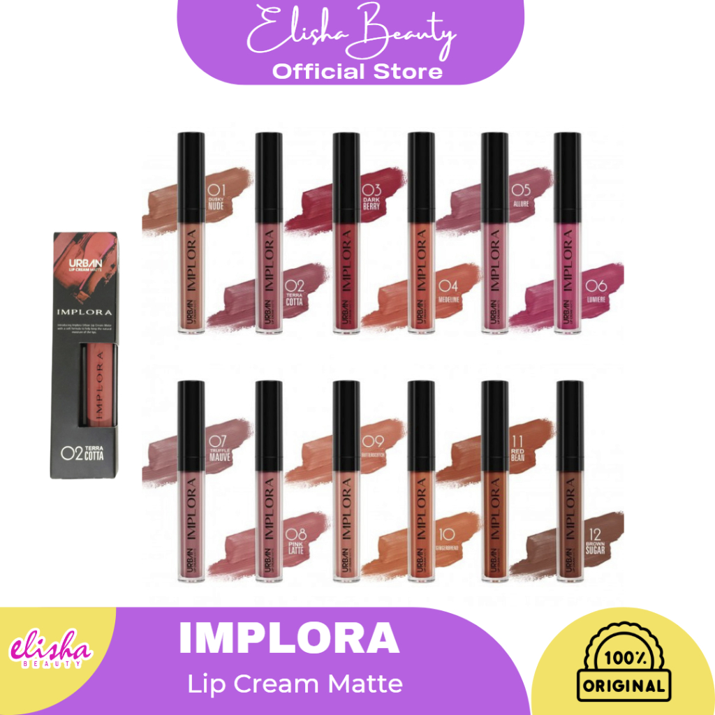 Jual IMPLORA MATTE LIP CREAM | Shopee Indonesia