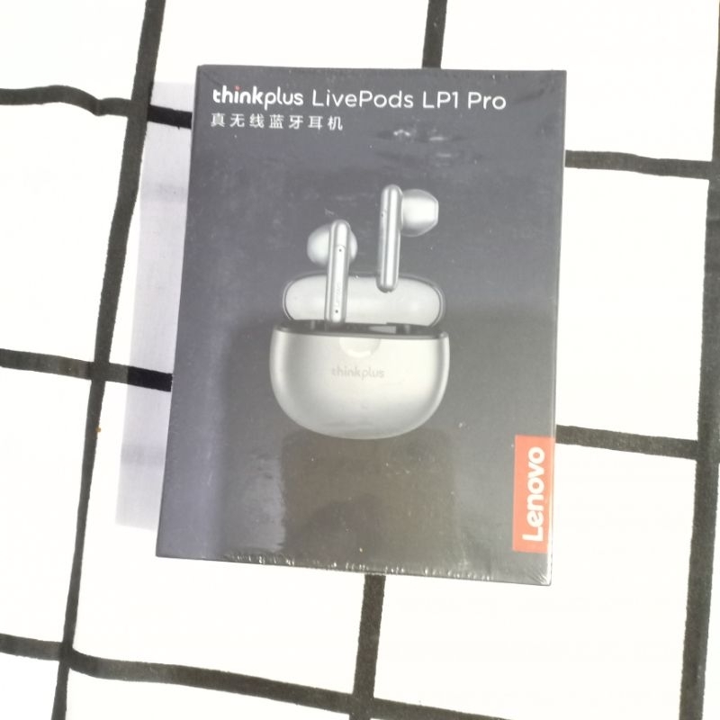 Jual Lenovo Thinkplus LivePods LP1 Pro TWS True Wireless Earbuds Super Bass Lenovo - SILVER ...