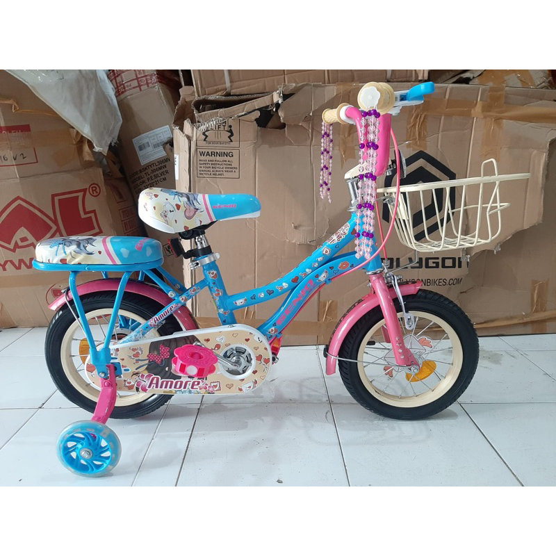 Jual Sepeda Anak Perempuan / MINI/ KIDS BIKE GENIO ARETHA / AMORE ...