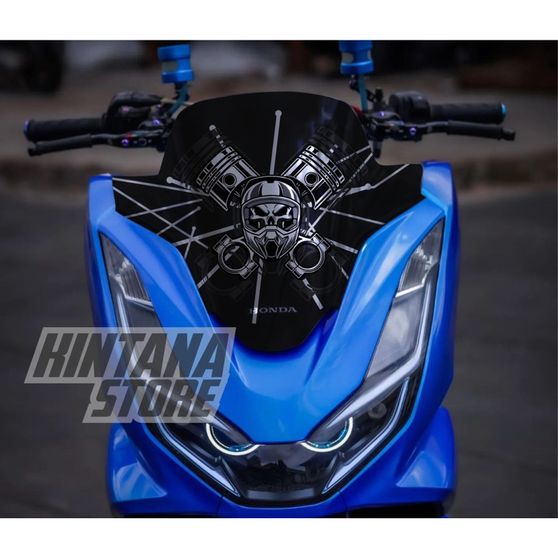 Jual sticker full visor pcx 160,stiker variasi visor honda pcx 160 ...