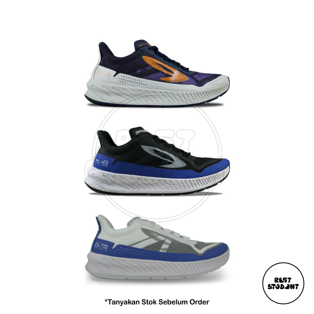 Jual Sepatu 910 Nineten Geist Ekiden - Biru Dongker Orange | Hitam Biru ...