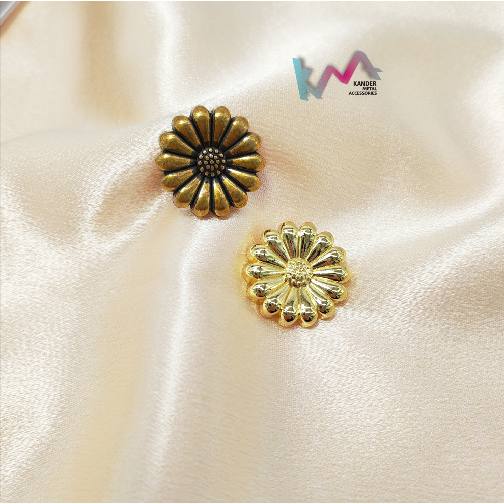 Jual KANDER Alloy Flower Button Bentuk Kelopak Bunga JLZ-A37 | Shopee ...