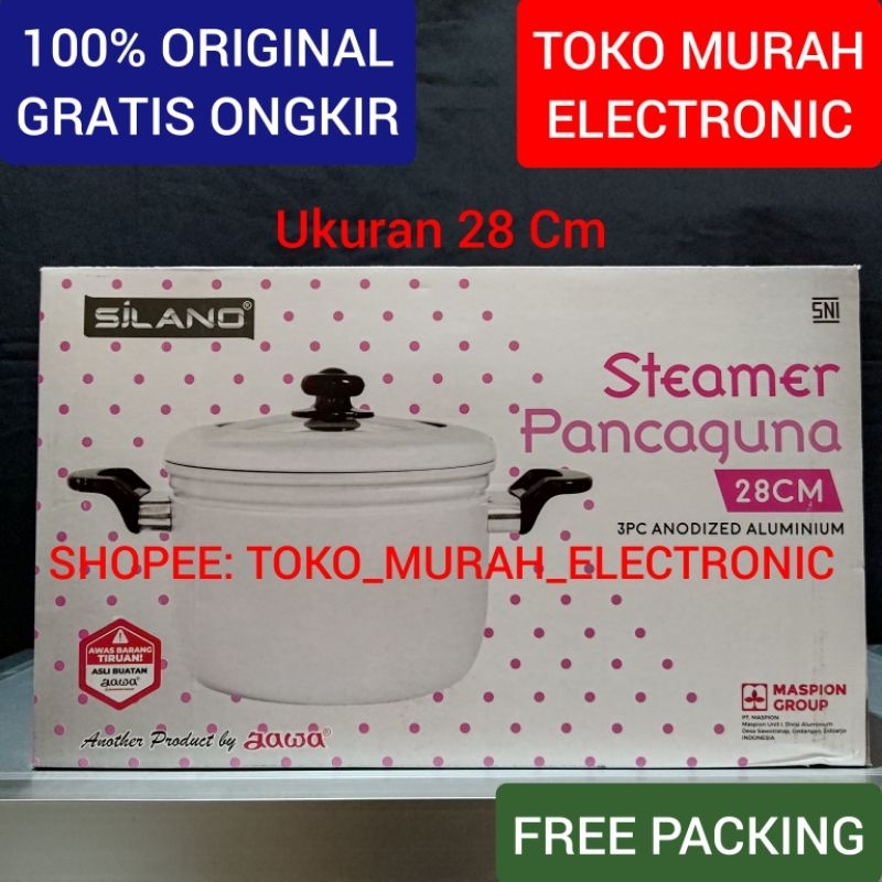 Jual TME - Steamer Rice Cooker Jawa Maspion USA 28 Cm Panci Panca Guna ...