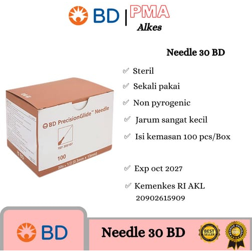 Jual Needle 30 BD / needle precisionglide bd 30 | Shopee Indonesia