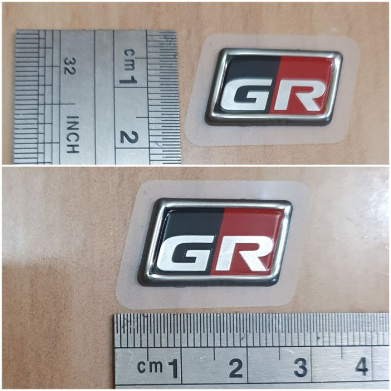 Jual EMBLEM GR GAZOO RACING INTERIOR TOYOTA AGYA WIGO AVANZA CALYA VIOS ...