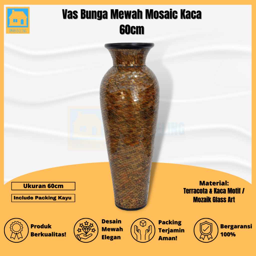 Jual Vas Bunga Guci Keramik Aesthetic | Ukuran 60cm | Vas Gucci Sudut ...