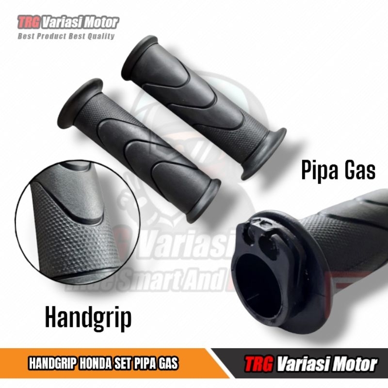 Jual Handgrip Motor Vario Beat Scoopy Genio Set Selongsong Pipa Gas TRG ...