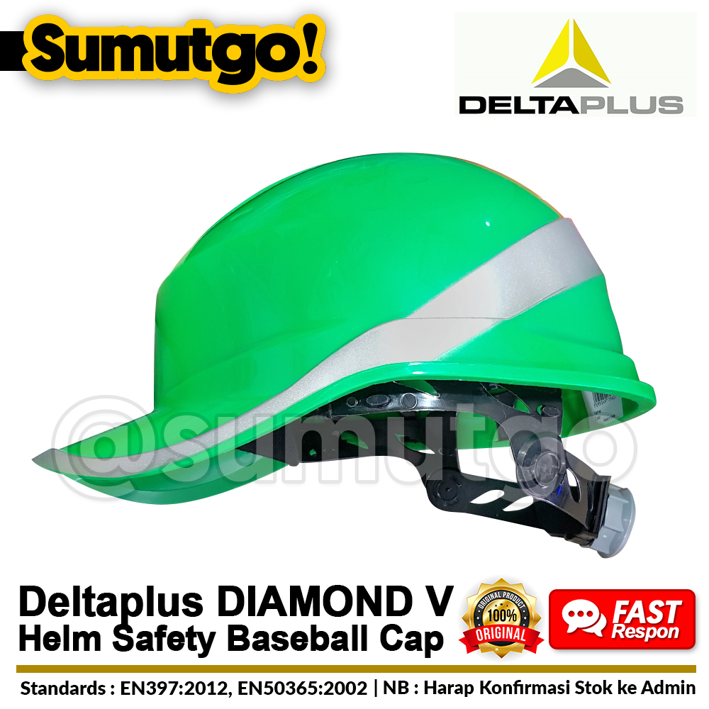 Jual Helm Safety Proyek Hijau Stabilo Neon Deltaplus Venitex Diamond V ...
