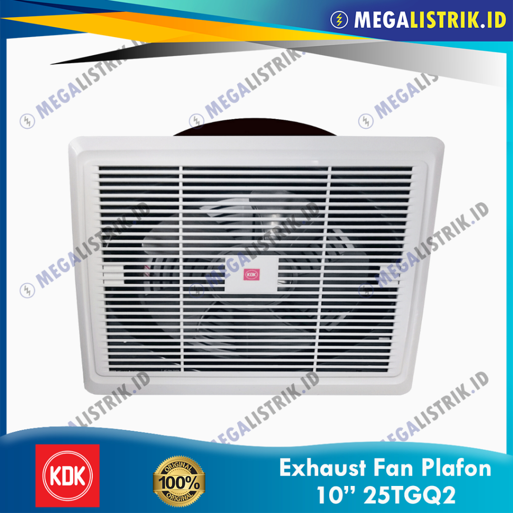Jual KDK 25TGQ2 KIPAS ANGIN HISAP PLAFON 10" / EXHAUST FAN CEILING ...