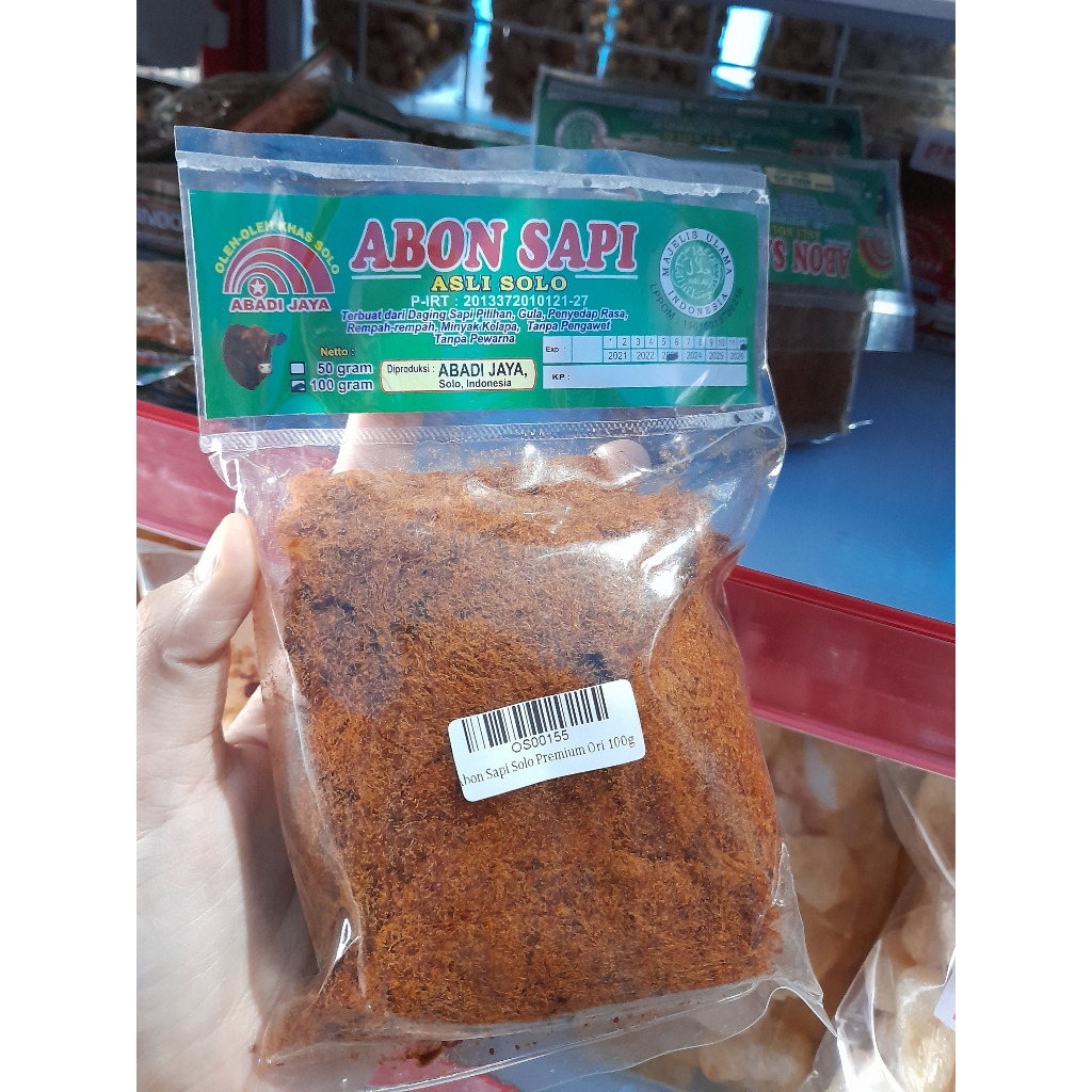 Jual Abon Daging Sapi Asli Solo 100g | Oleh Oleh khas Solo | Abon ...