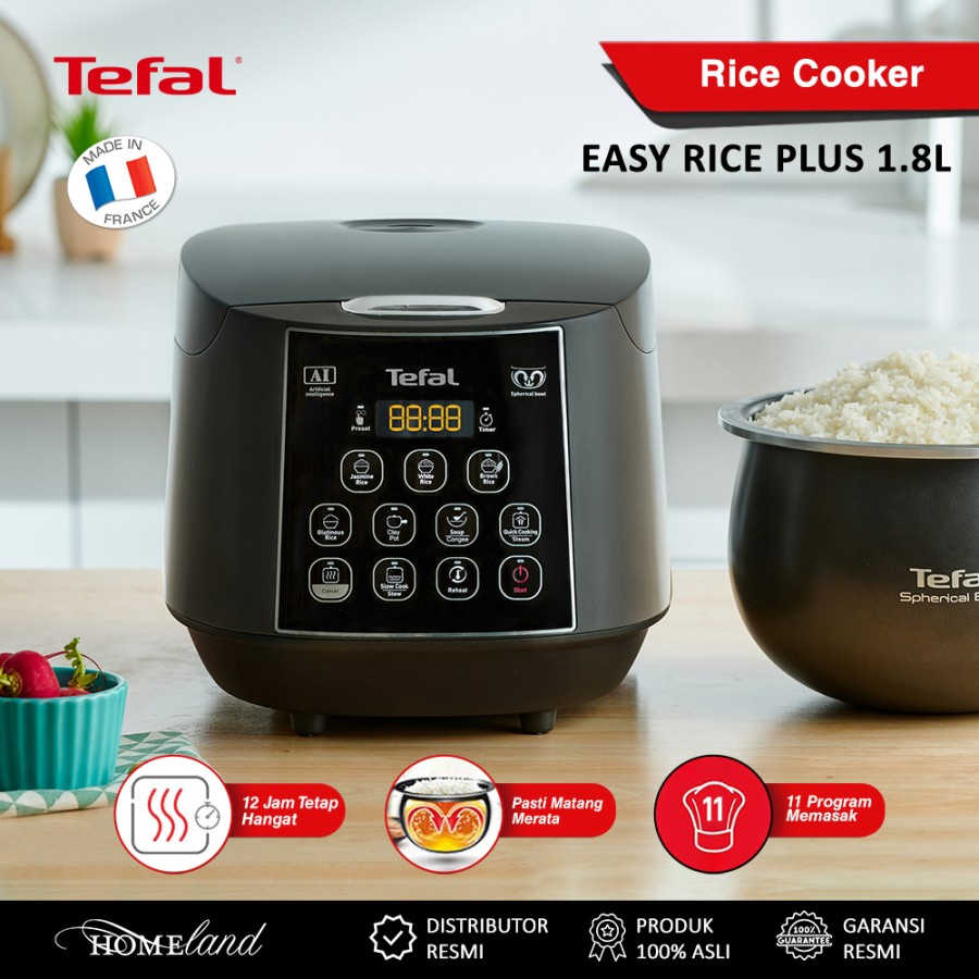 Jual Tefal Rice Cooker Easy Rice Plus RK736B | Shopee Indonesia