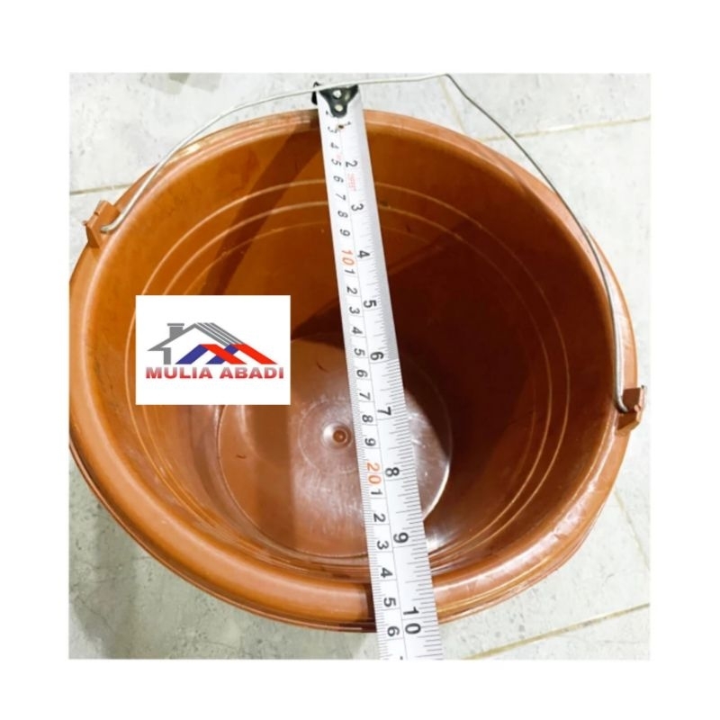 Jual Ember cor kecil orange anti pecah / ember cor orange kecil ...