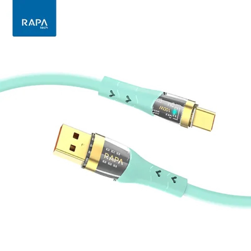 Jual RAPA LINE CRYSTAL I USB-A to USB-C Cable 5A (100W) - DC7071 Tosca ...