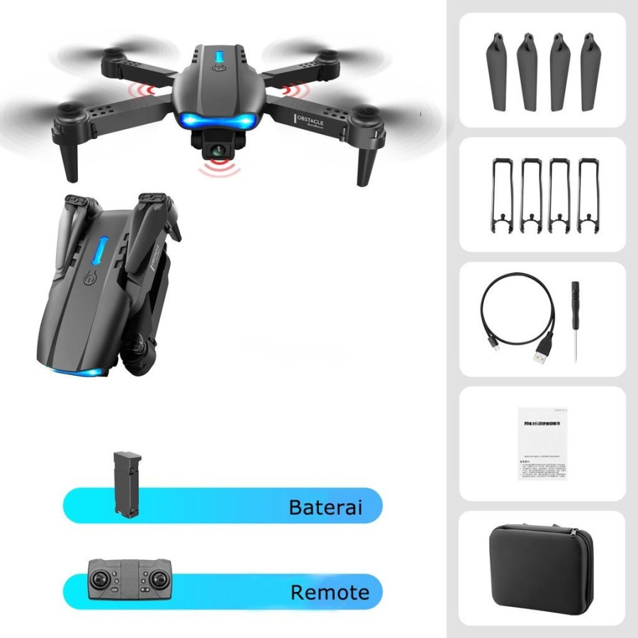 Jual DRONE E99 Pro 4K HD FPV Wide K3 Angle Profession Dual Camera Hight ...