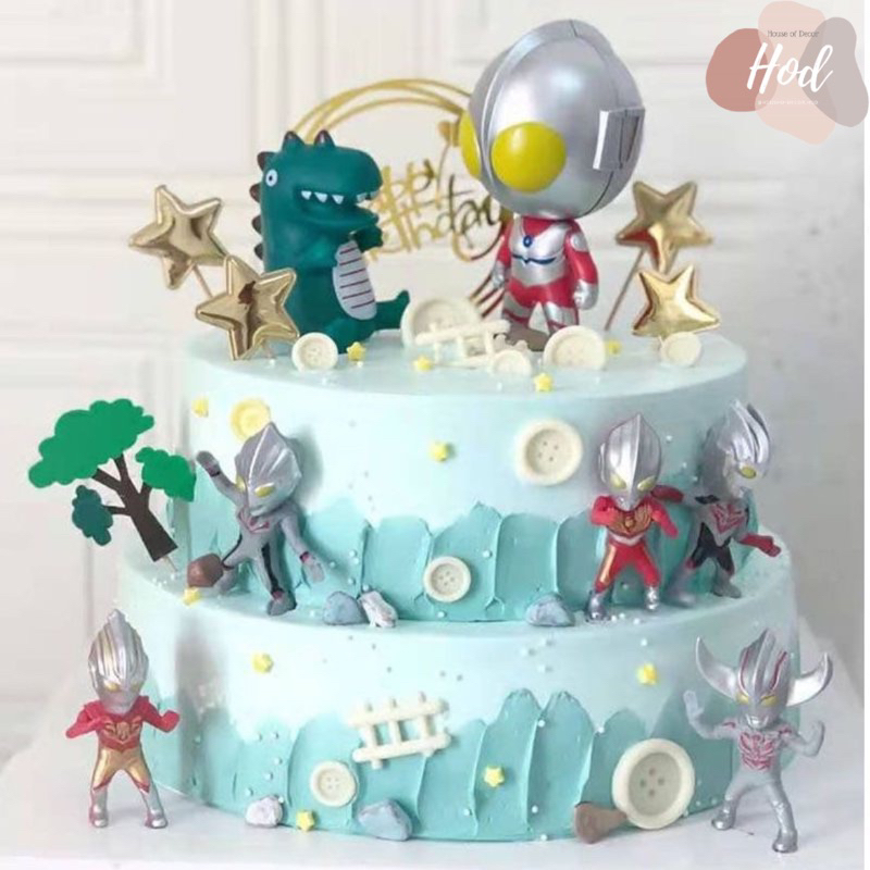 Jual 6pcs / Set Mainan Action Figure Ultraman Ukuran 7cm / 1 pc Big ...