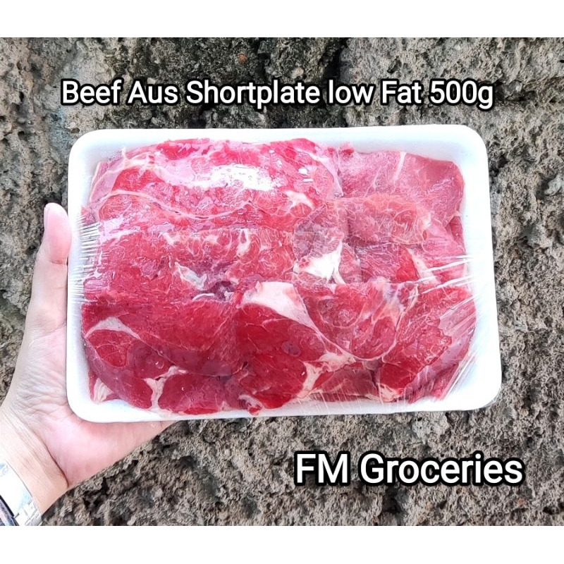 Jual Beef Aus Shortplate low Fat 500gram halal | Aus beef slice ...