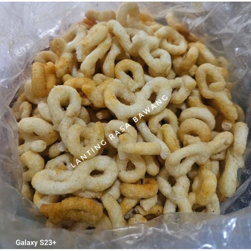 Jual lanting / lanting rasa bawang /jajanan hits / jajanan legendaris ...
