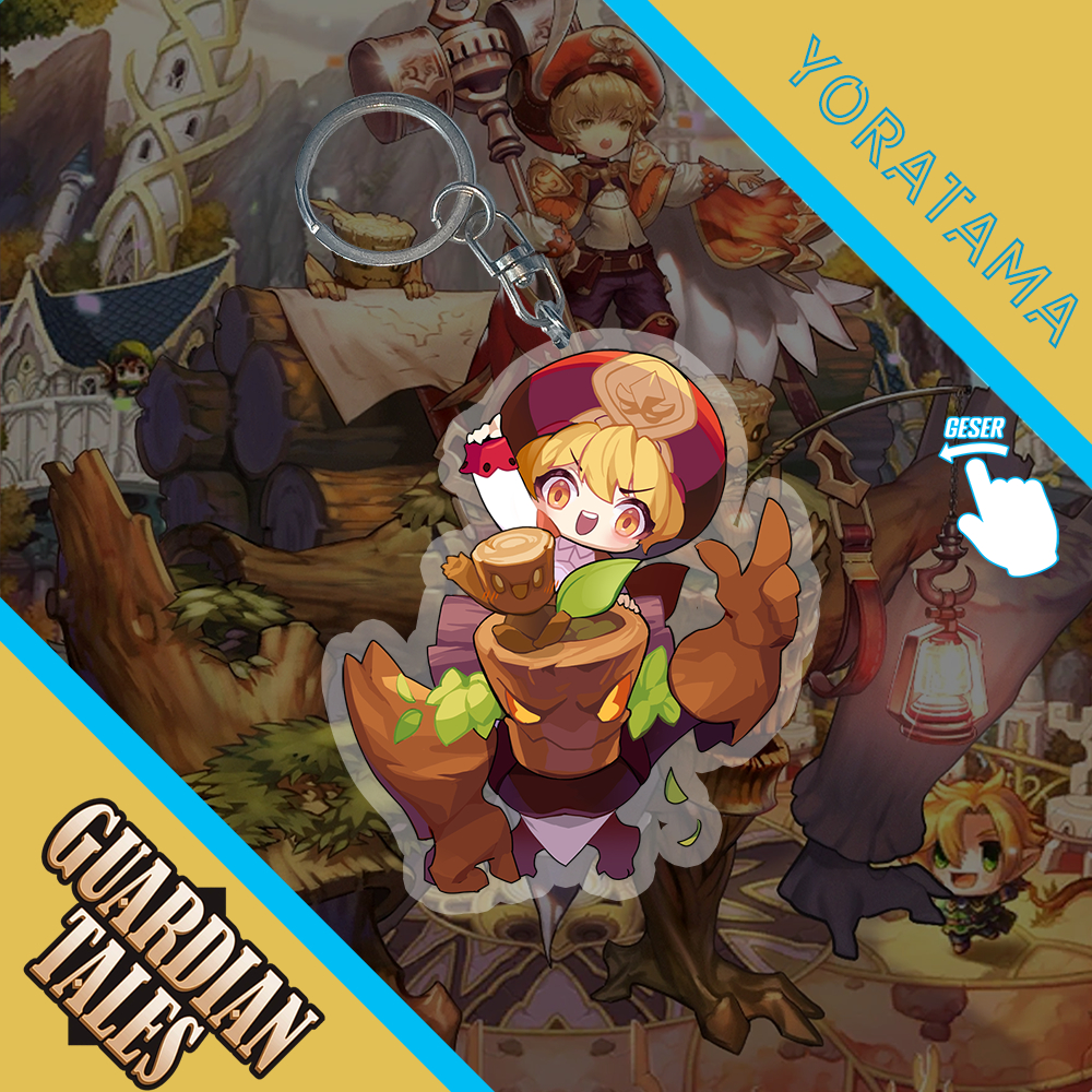 Jual Gantungan Kunci Alef Guardian Tales, Keychain Anime Lucu | Shopee ...