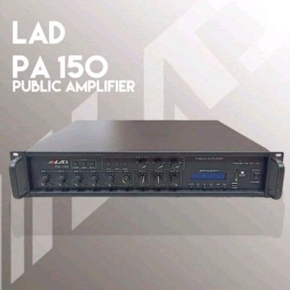 Jual Amplifier PA System LAD PA150 | LAD PA-150 (Max Output 150 Watt ...