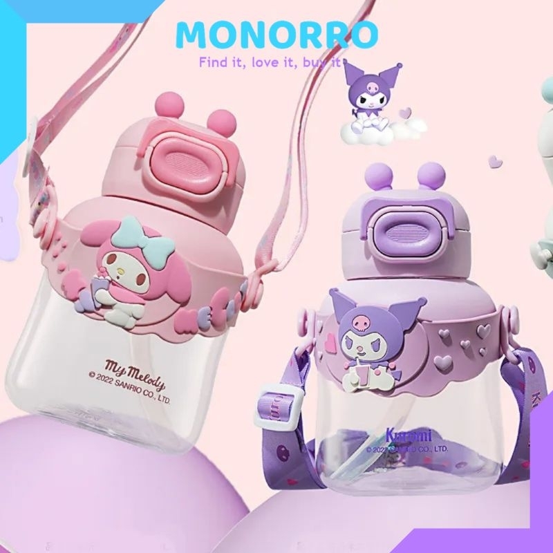 Jual Botol Minum Sanrio License 600ml Botol Minum Tali Sanrio Kuromi ...