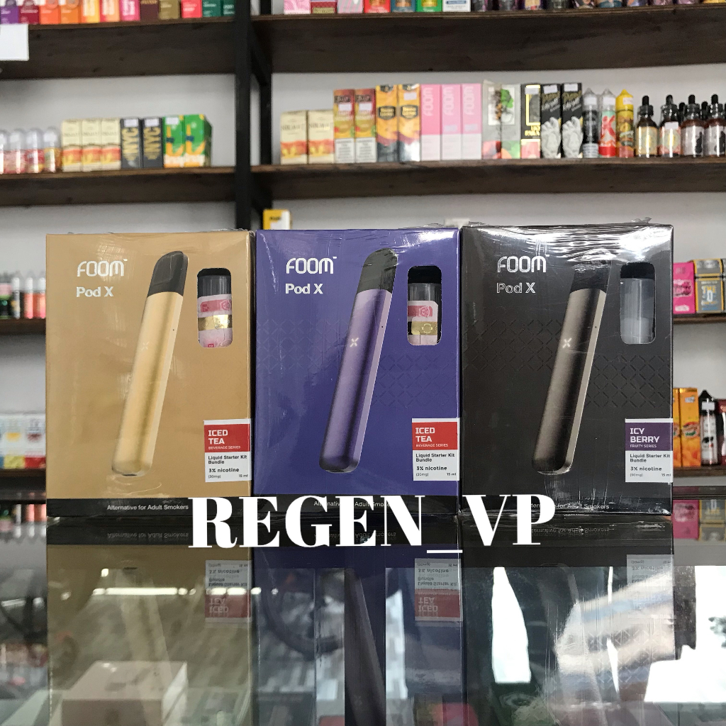 Jual PAKET FOOM PODS X + LIQ FOOM SALT + LANYARD AUTHENTIC | Shopee ...