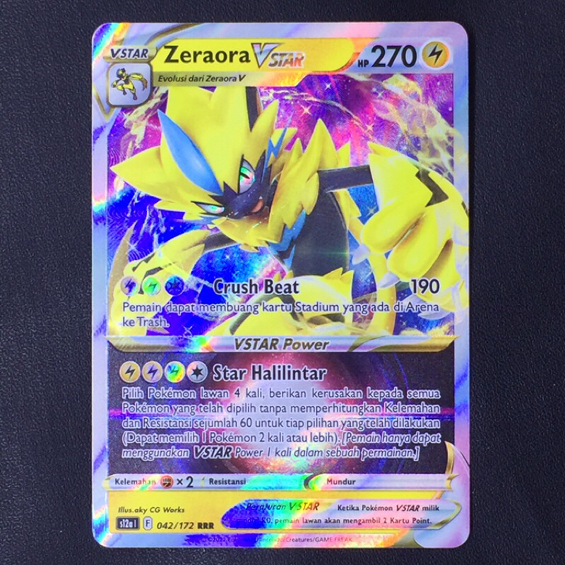 Jual POKEMON TCG ZERAORA RARE HOLO/FOIL | Shopee Indonesia