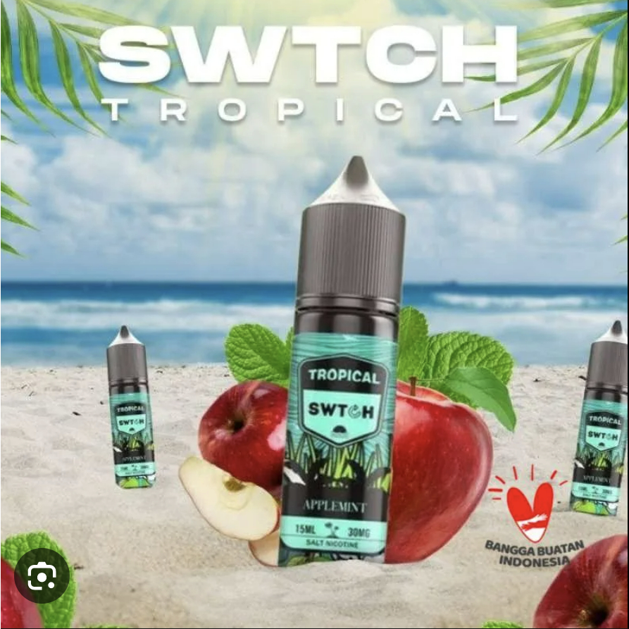 Jual Liquid SWTCH Tropical Apple Mint Salt Nic 30MG 15ML | Shopee Indonesia