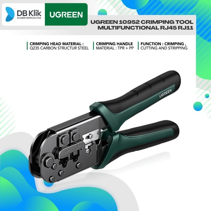 Jual Crimping Tool UGreen 70683 RJ45 RJ11 LAN Network | Shopee Indonesia