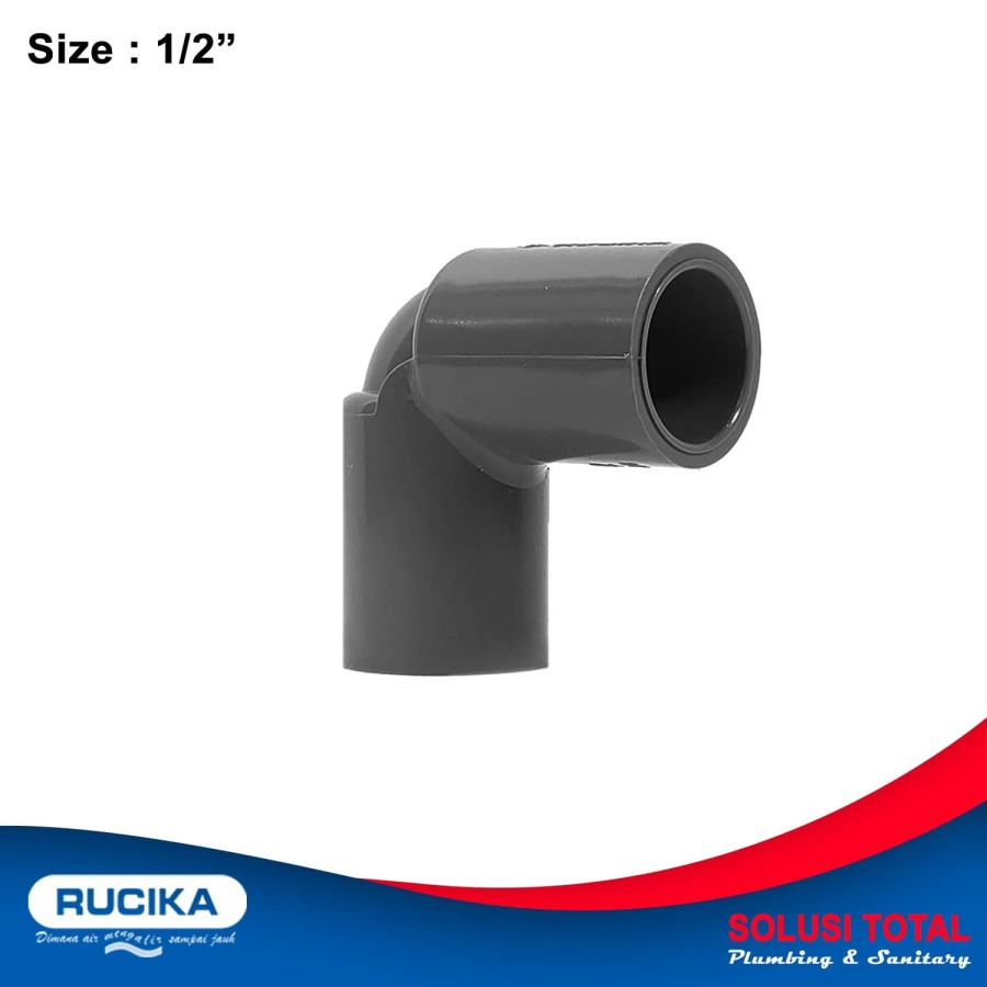 Jual Sambungan Pipa Fitting PVC Knee Knie AW 1/2" Elbow AW 1/2 Inch ...