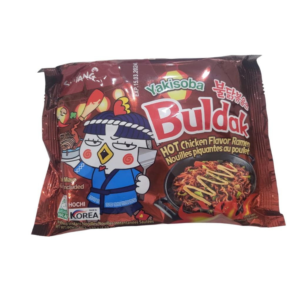 Jual Samyang Yakisoba Hot Chicken Flavor Ramen logo Halal | Shopee ...