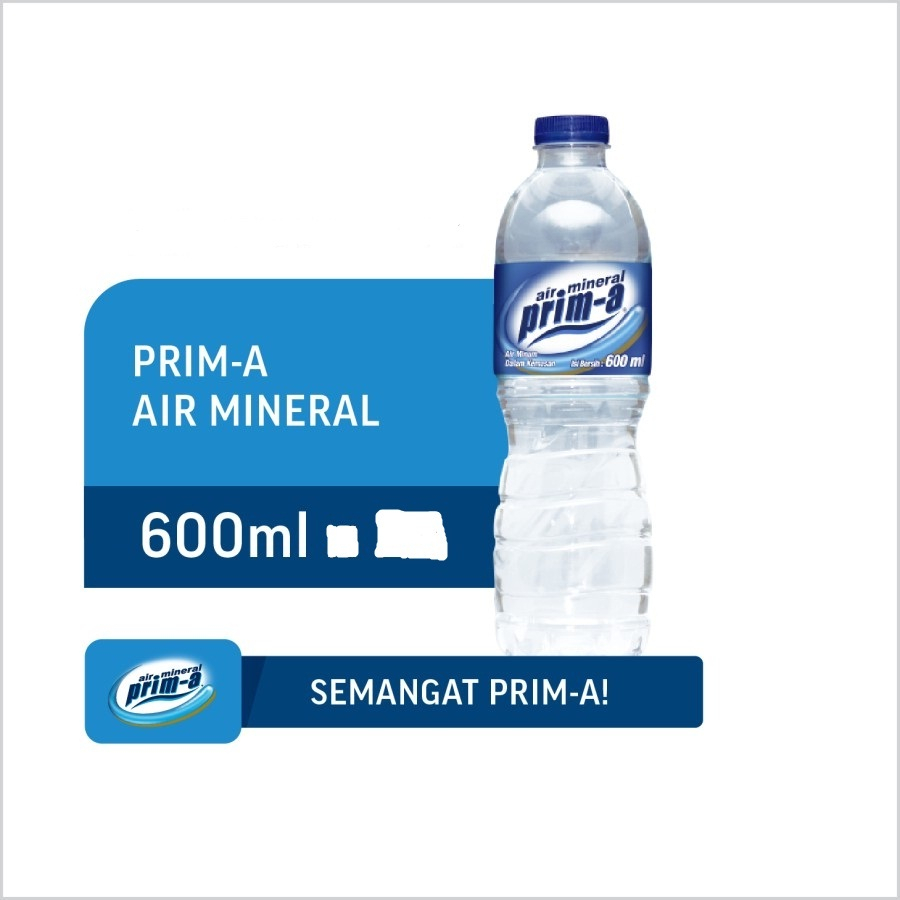 Jual AIR MINUM MINERAL PRIMA 600ML BOTOL PRIM-A PET SOSRO | Shopee ...