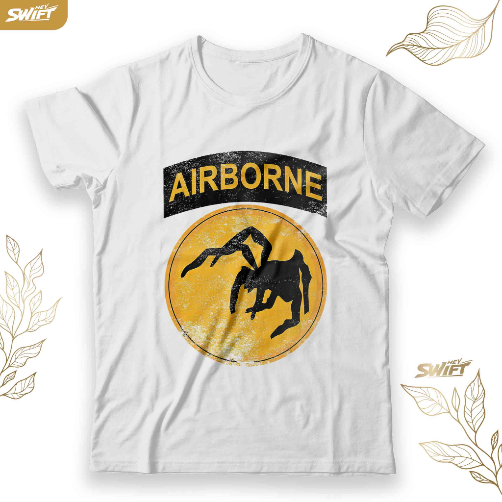 Jual KAOS WW2 135th Airborne Division Parachute military militer TSHIRT ...