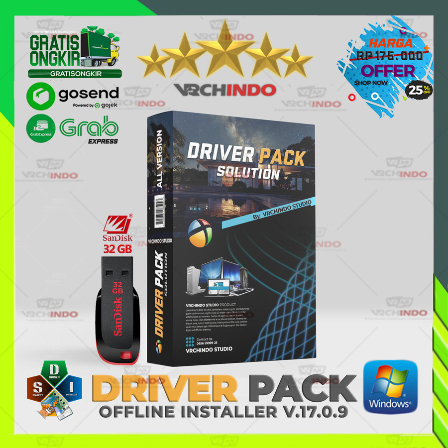 Jual Versi 17 Final Driver Pack Solution | Offline Installer - 32GB ...